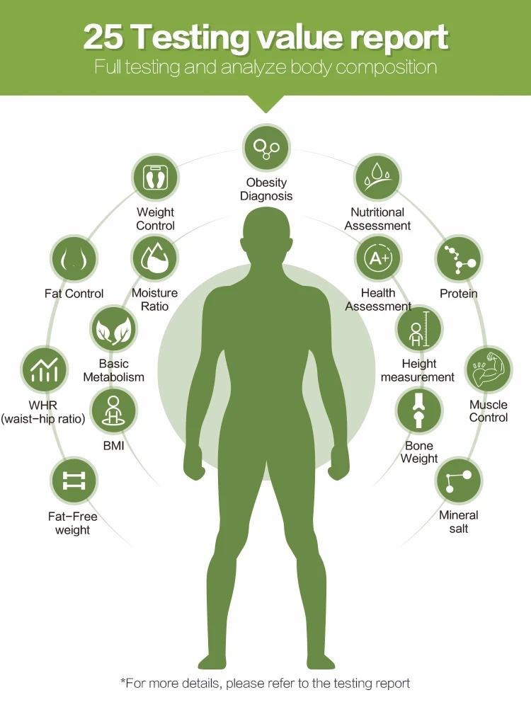 Body analyzer report print body composition analyzer machine - Honkay