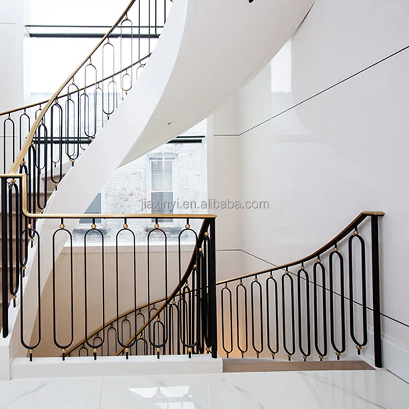 Oval Iron Stair Balusters Satin Black - Wrought Iron Railing