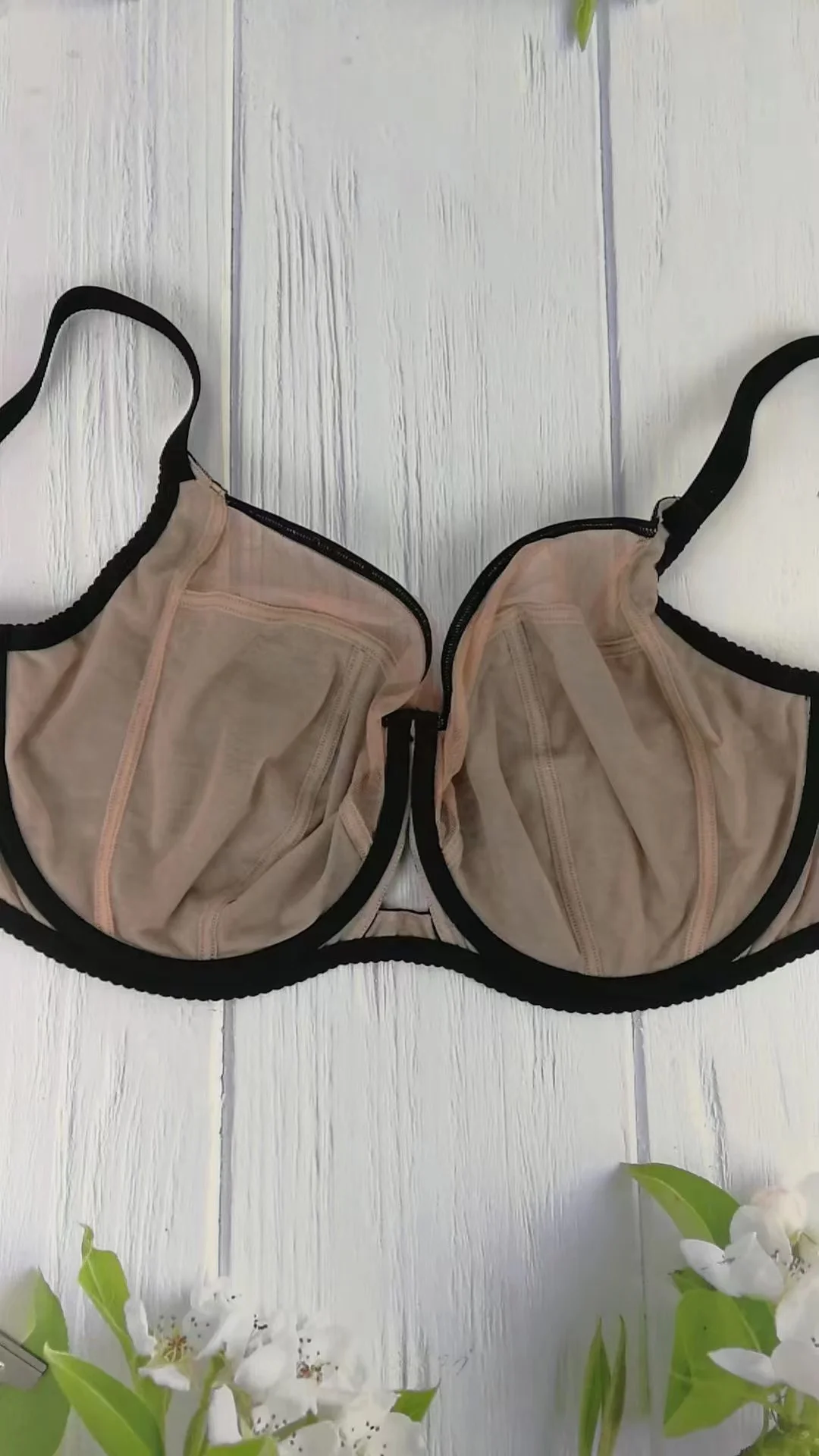 Plus Size Womens Bra Underwear 32-40efghijklmn Cup Lace Sexy Thin Cup ...