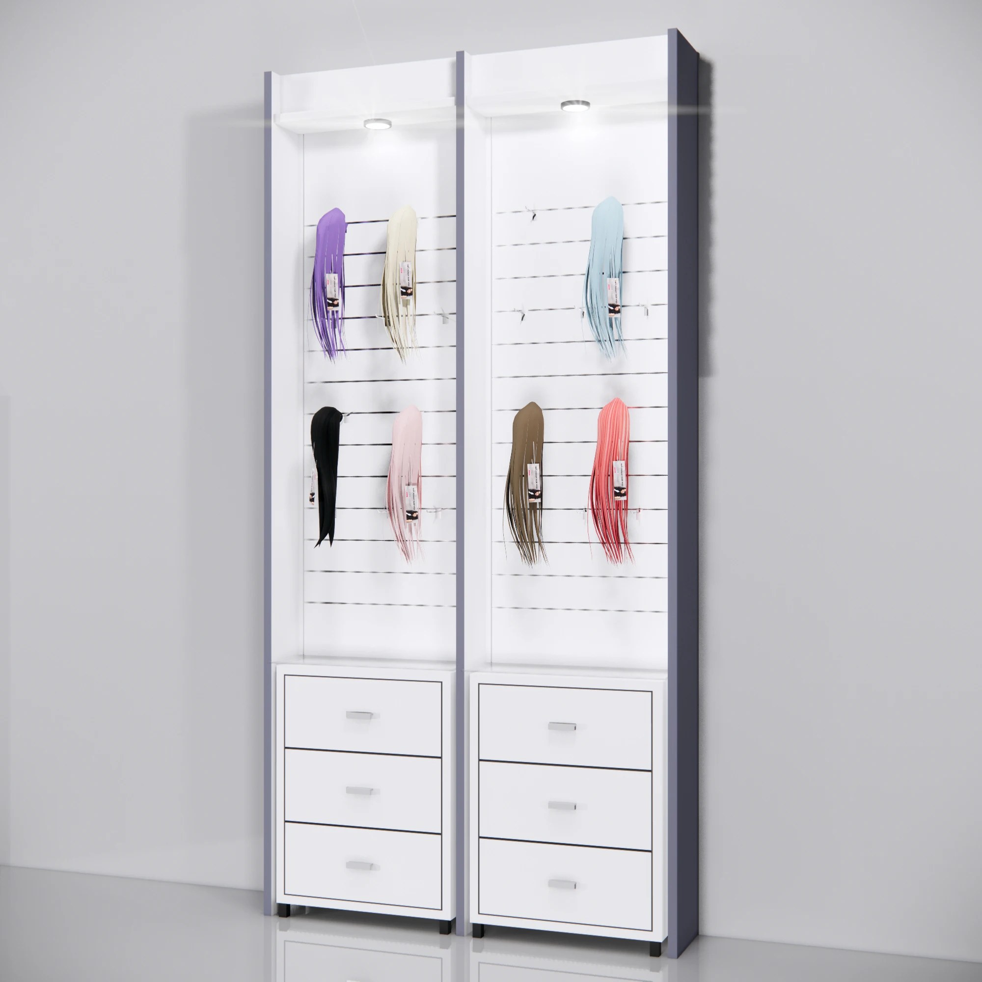 Modern Wig Shop Design - Beauty Suppliers & Salon Showroom