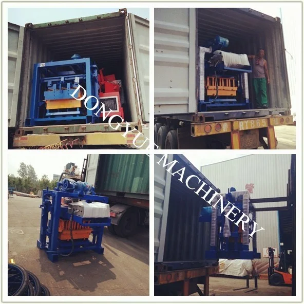 Qt4-24 Semi-automatic Manual Block Making Machine Kenya Laying Soil ...