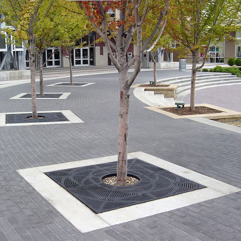 OEM Laser Cut Corten Steel Round Tree Grates Square Stainless Steel ...