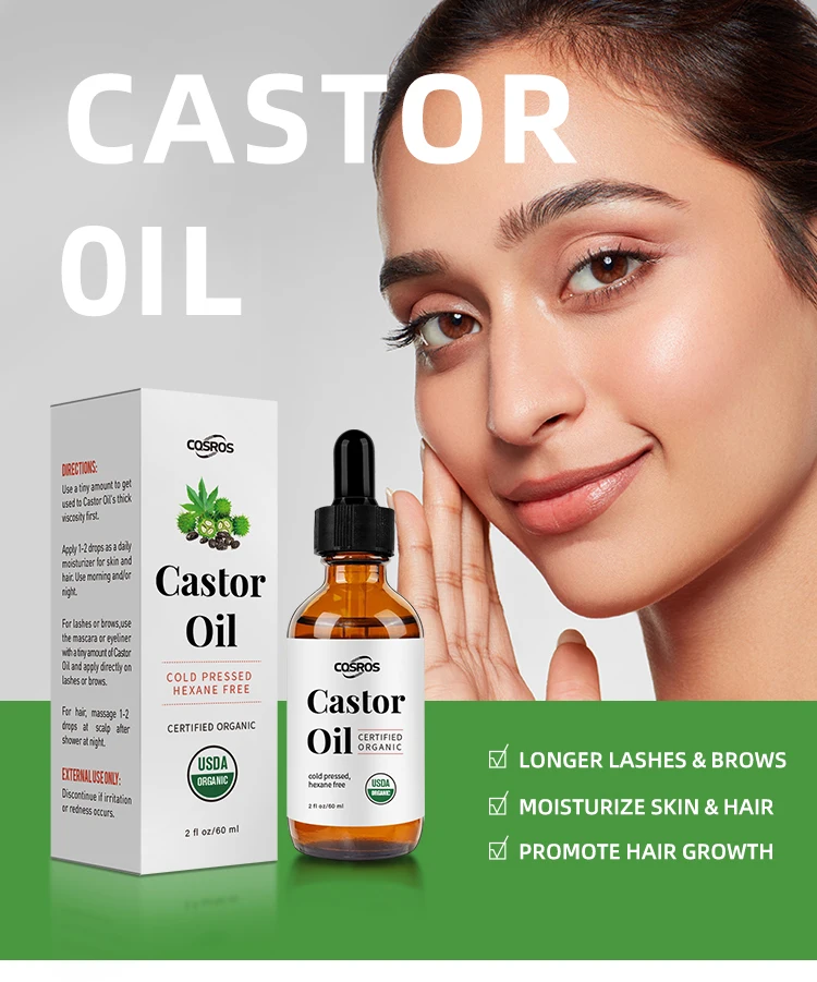 Oem Supports Customization Of Pure Natural Castor Oil Herbal Plant ...