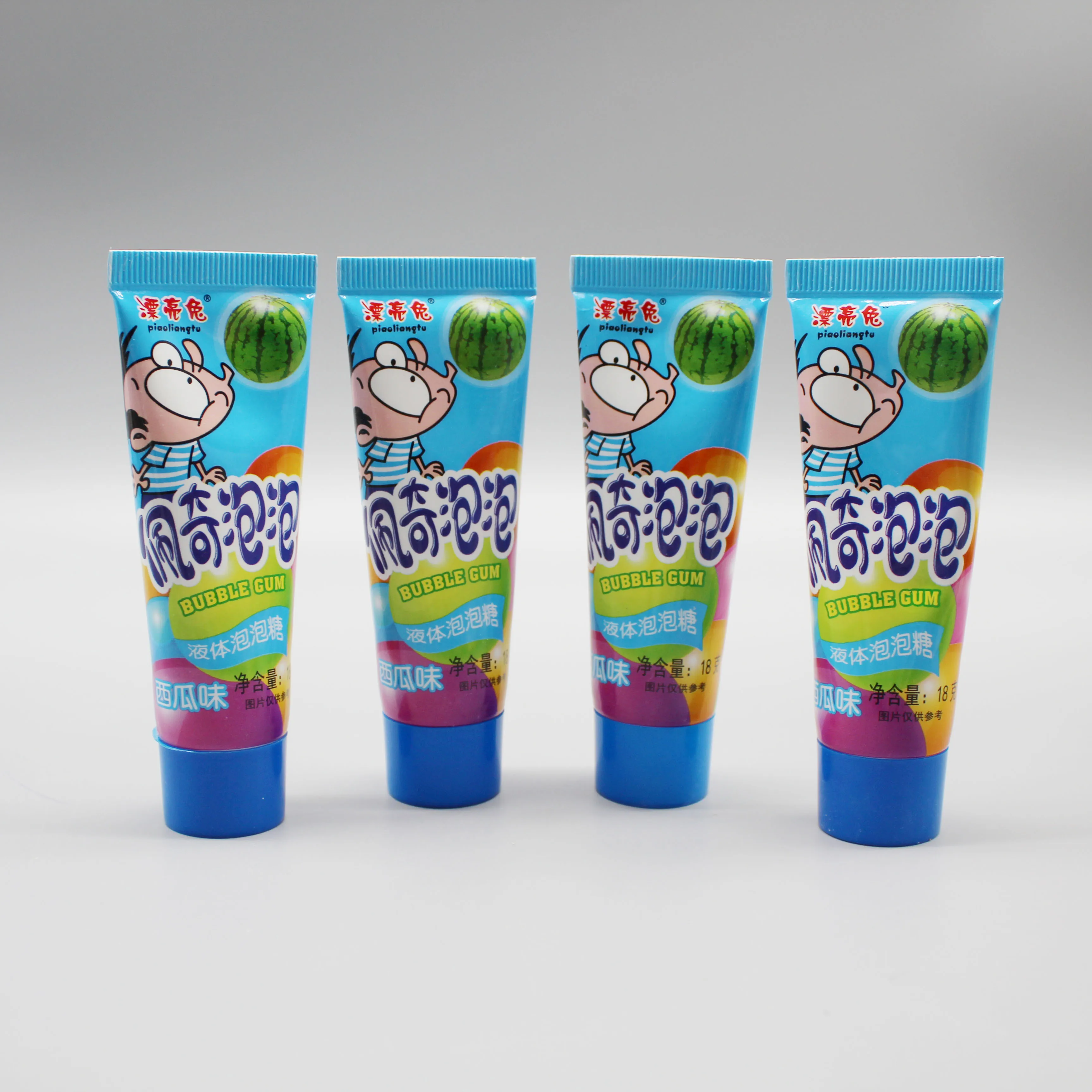 Custom Chewing Gum Strawberry Flavor Liquid Tube Toothpaste Bubble Gum ...