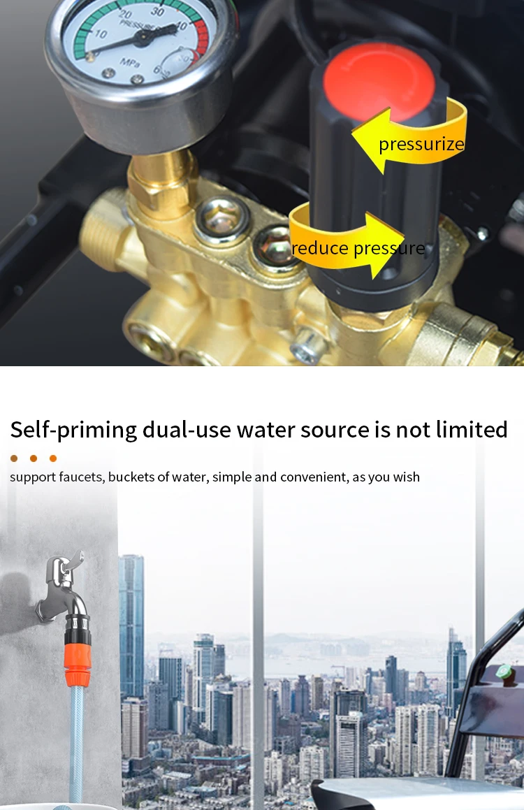 1600W Ultra-high Pressure Hand Push Cleaning Machine Commercial ...