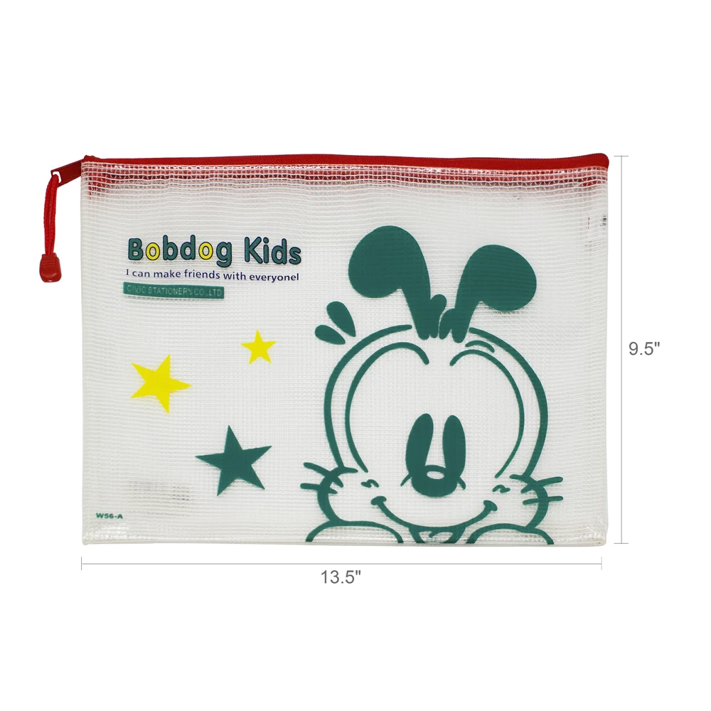 Custom Colorful Pvc Plastic A4 A5 B5 Envelope Document Zipper Closure ...