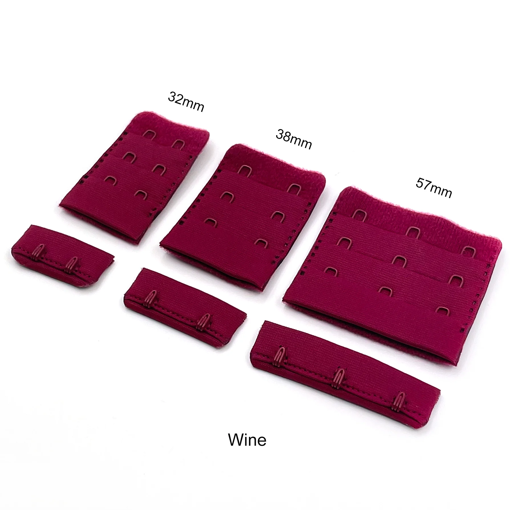 Nylon Garment Bra Hook And Eye Tape Custom Underwear Accessories Back ...