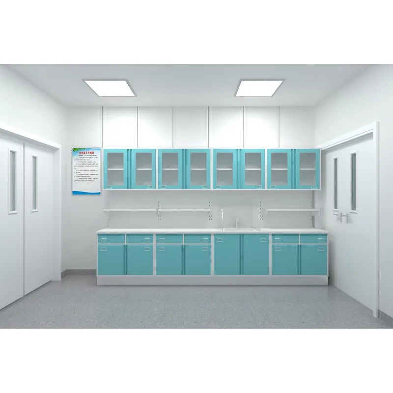 Customized Hospital Workstation With Cabinet Clinic Wall Mounted ...