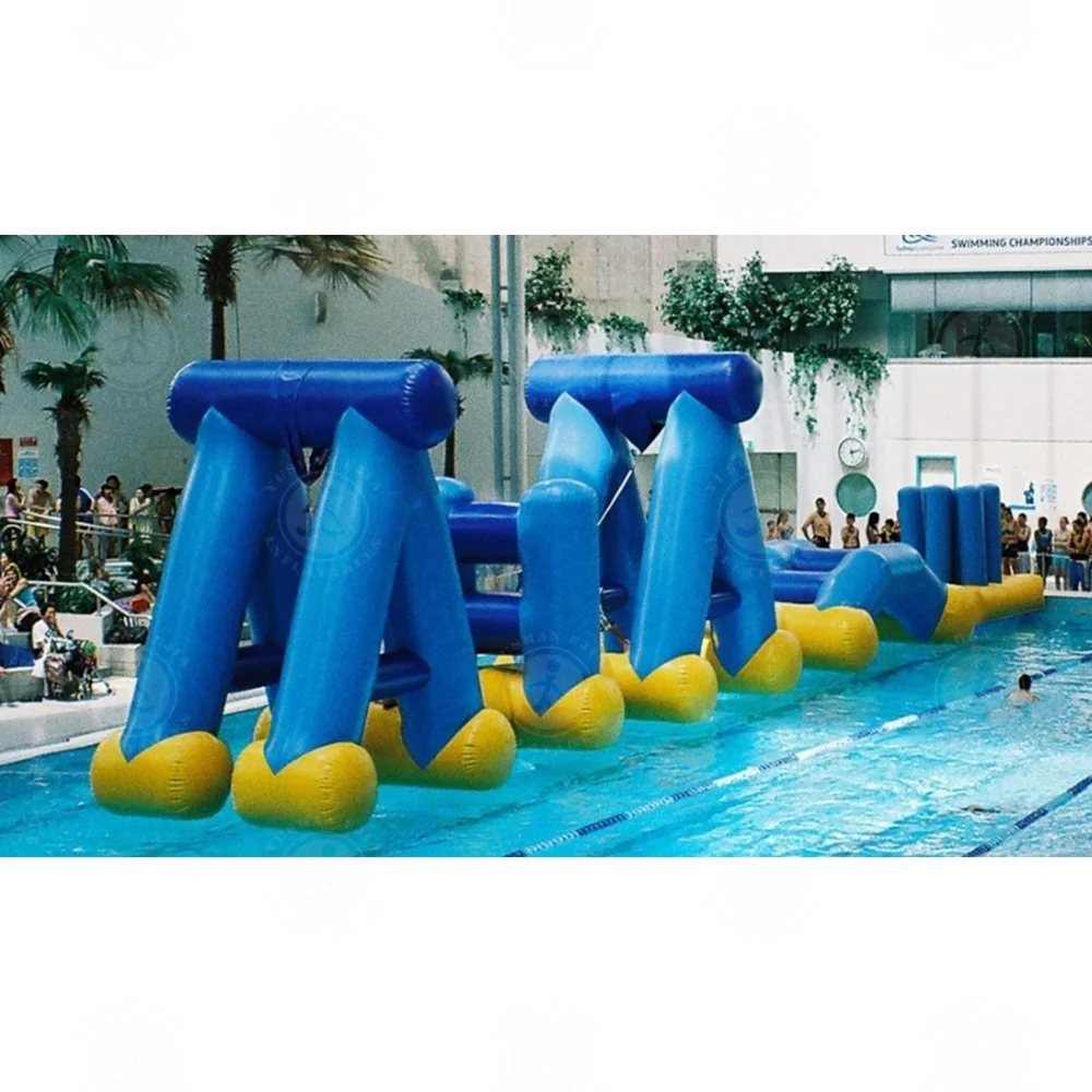 Inflatable Water Obstacle Course for Water Parks and Pools Fun for Kids ...