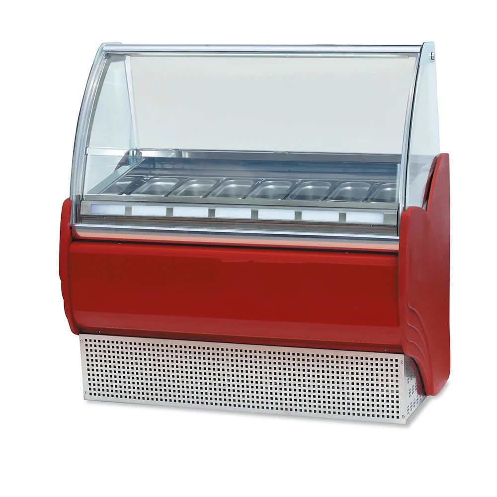 Glazing Fridge Continuous Commercial Freezer Ice Cream Machine/Mini ...