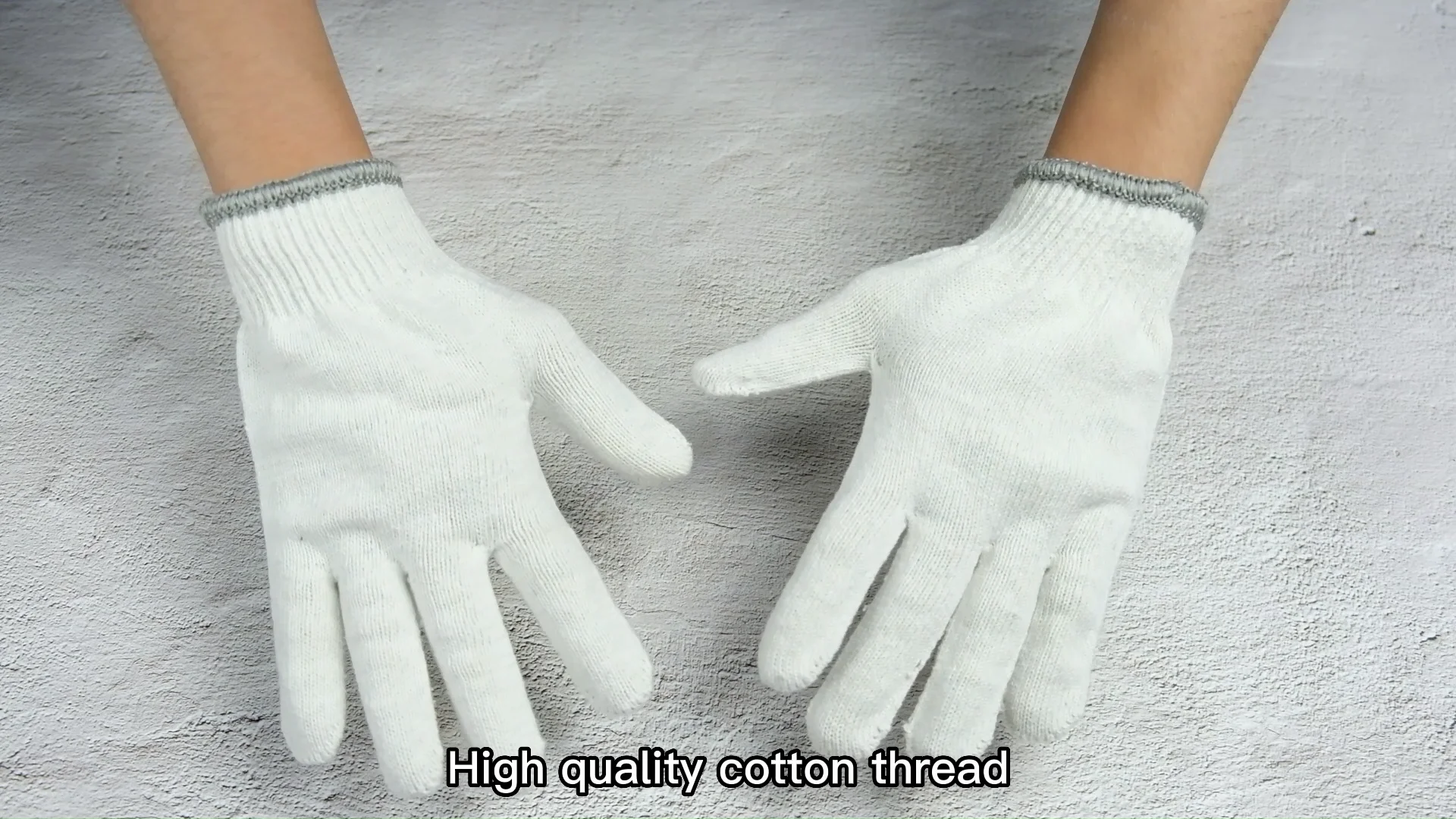Industrial Protective Safety Work Glove Hand Cotton Knitted Gloves For ...