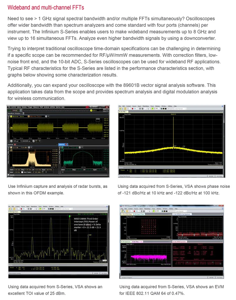 Keysight Infiniium Dsos204a High-definition Oscilloscope 2.0 Ghz 10-bit 4 Analog Channels 20 Gsa ...