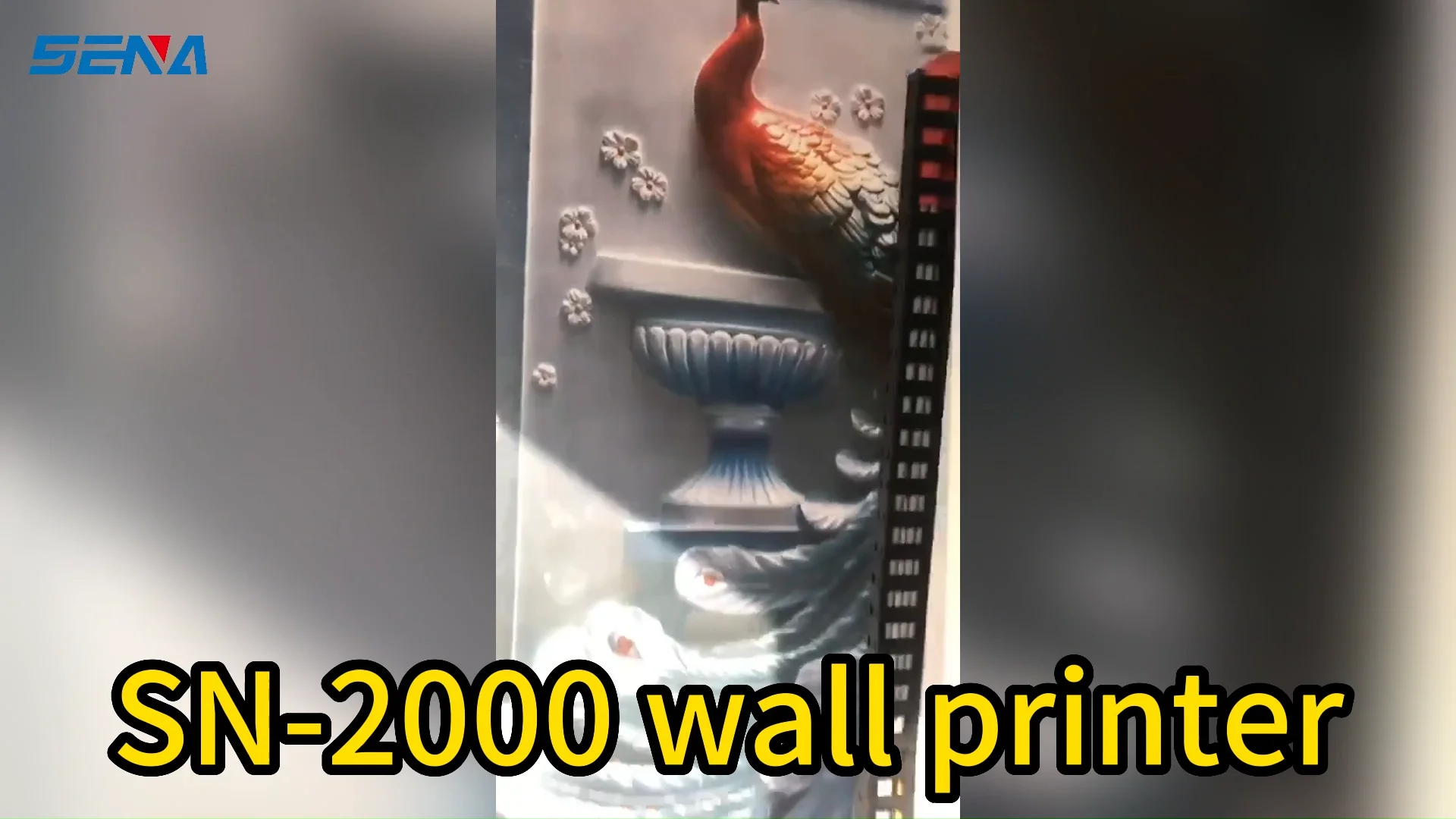 2m Wide Width 3d Vertical Wall Printer Digital Varnish Inkjet Direct To ...