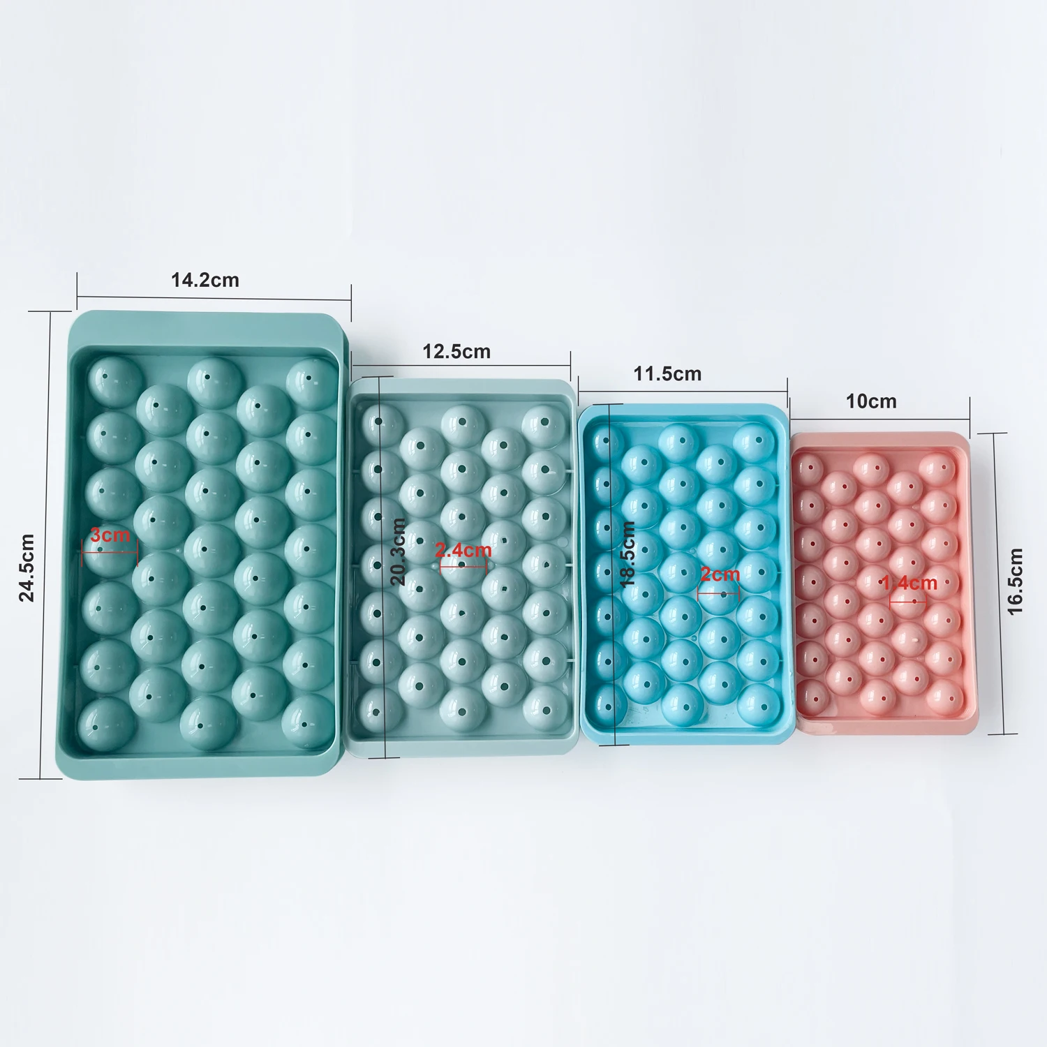 Rayshine Top Seller Bpa Free Plastic Mini Round Ice Ball Maker Mold Ice ...