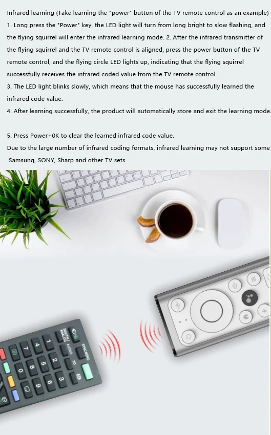 X9 Wireless Mini Keyboard Airmouse - Voice Control TV Remote