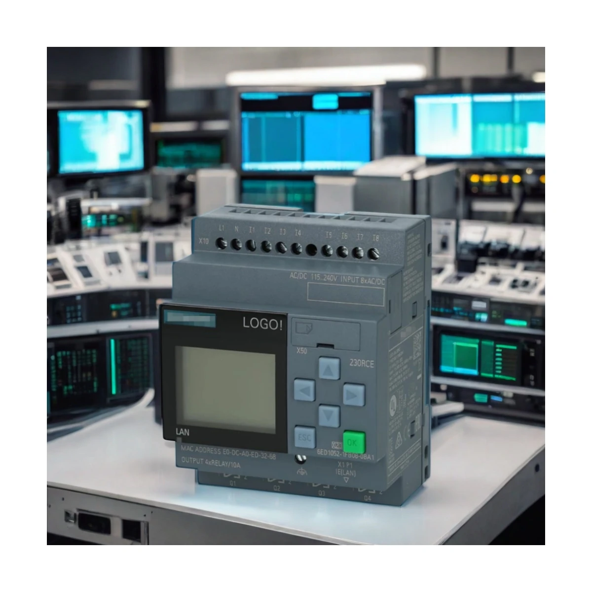 New & Original Siemens 6ED1052-1FB08-0BA2 logic module LOGO! 230RCE DI ...