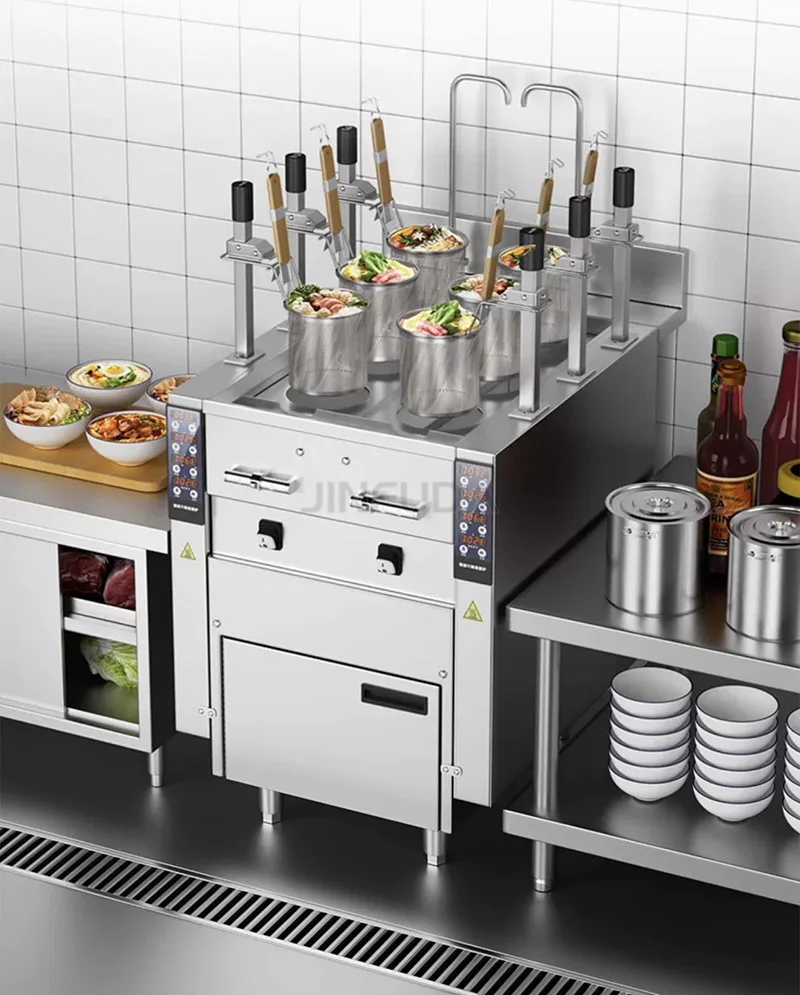 Restaurant Kitchen Automation Portable Pasta Cooker Intelligent Energy ...