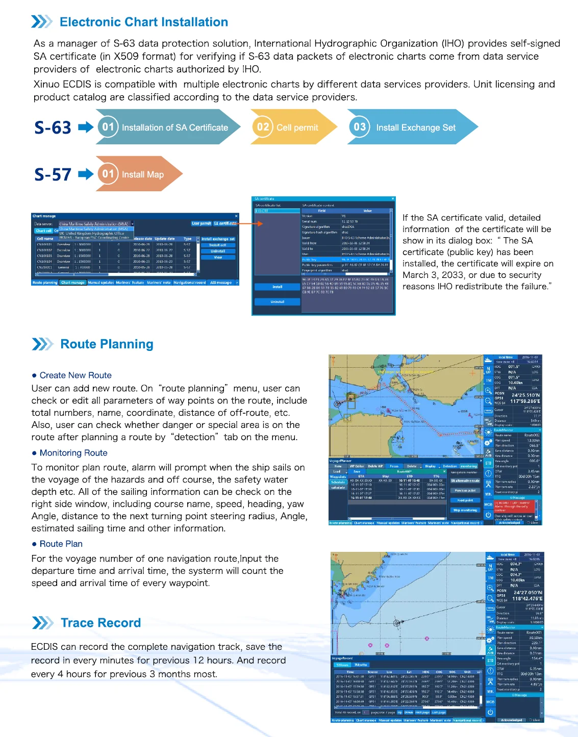 Xinuo HM-5818 ECDIS - Advanced Maritime Navigation System