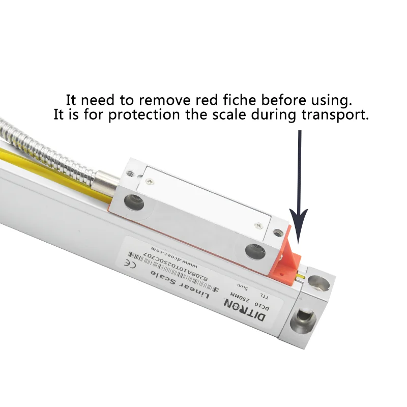 Ditron 50-1100mm Glass Scale Ruler Dro Optical Grating Ruler Linear ...