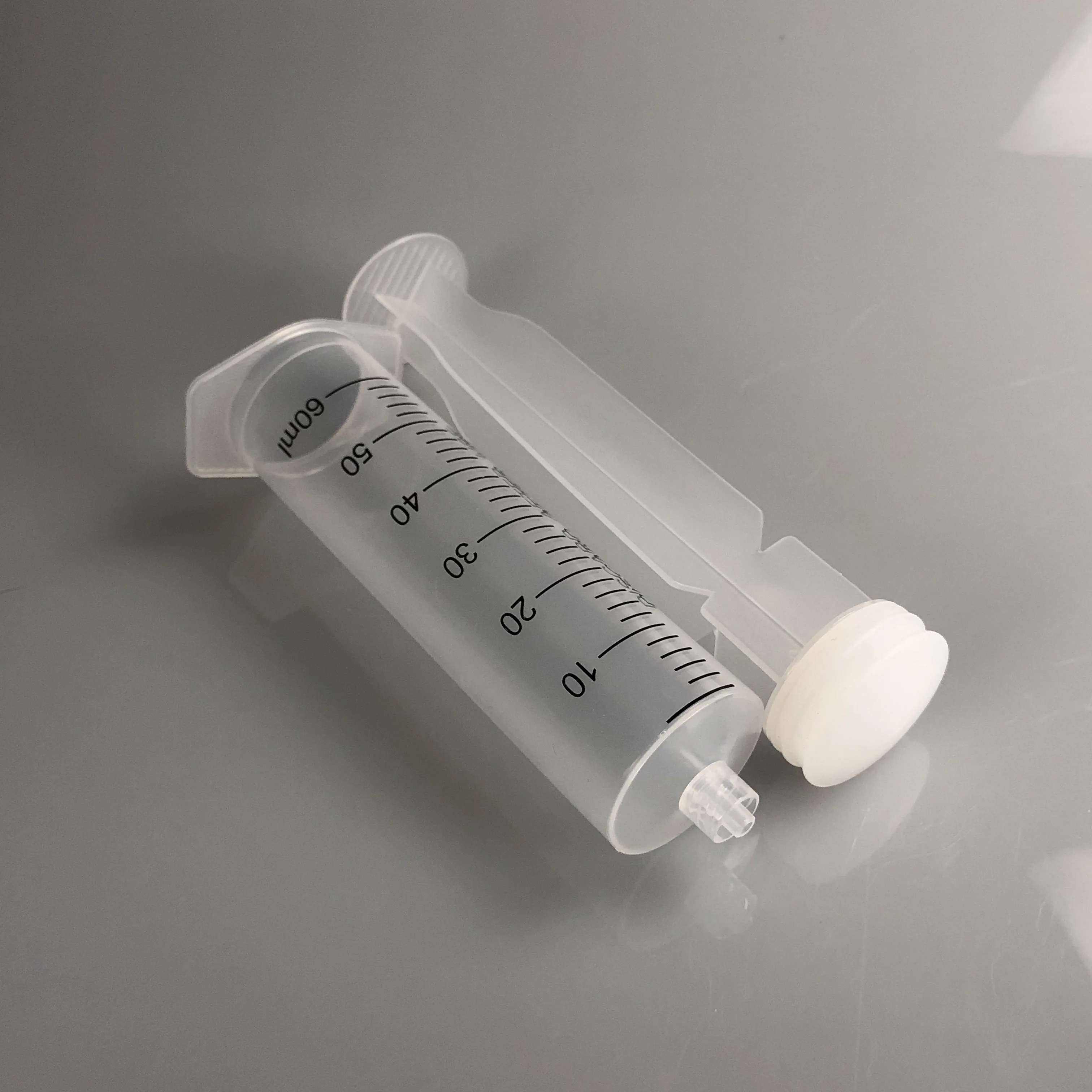 Ozone Resistant Oiless Pure Silicon Plunger 60ml Luer Syringe For ...