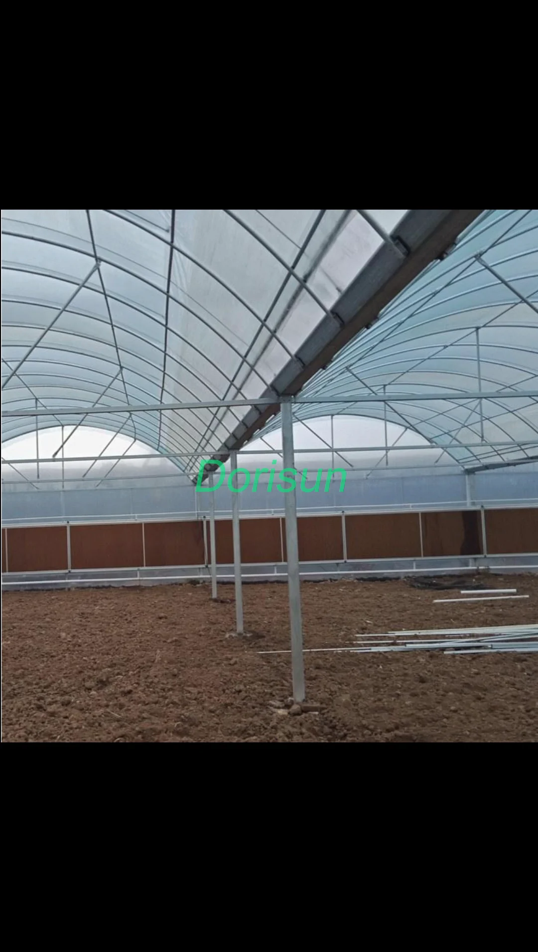 Container Multi Span Film Mushroom Plastic Multi-span Commercial Farm ...