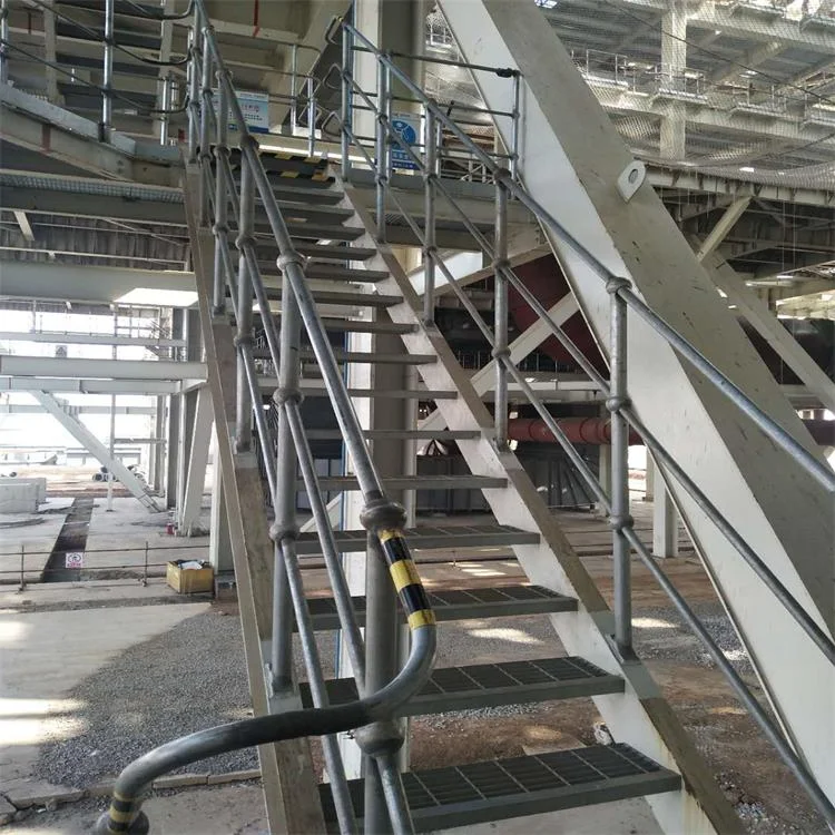 Outdoor Galvanized Metal Staircase - Durable, Safe Industrial Steel ...