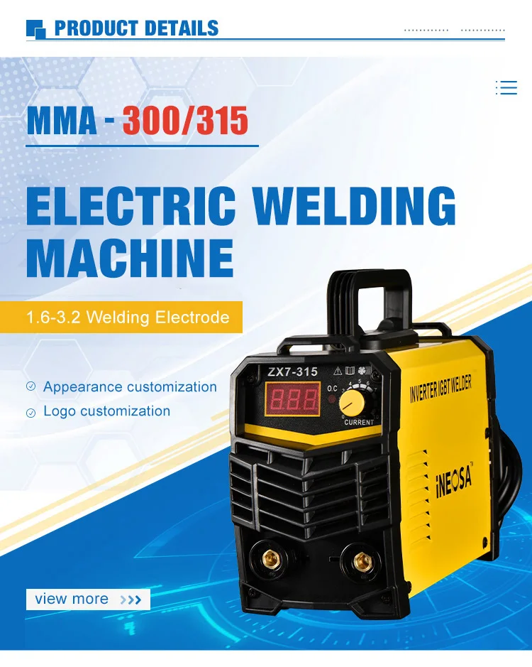 Single Phase IGBT DC Motor Welding Machine MMA-315| Alibaba.com