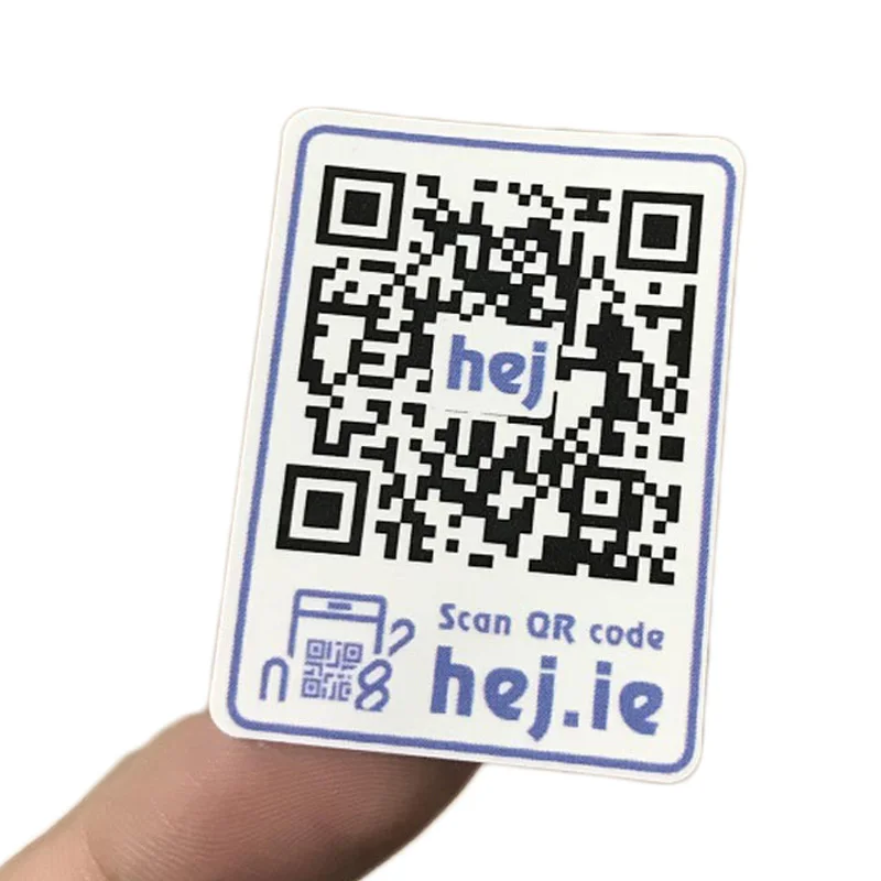 Secure & Versatile QR Code Stickers - Customizable Labels