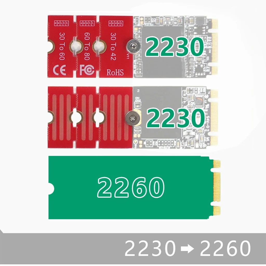M2 M2plus Nvme M.2 Extended Transfer 2230,2242,2260,2280 Aircraft M2 ...
