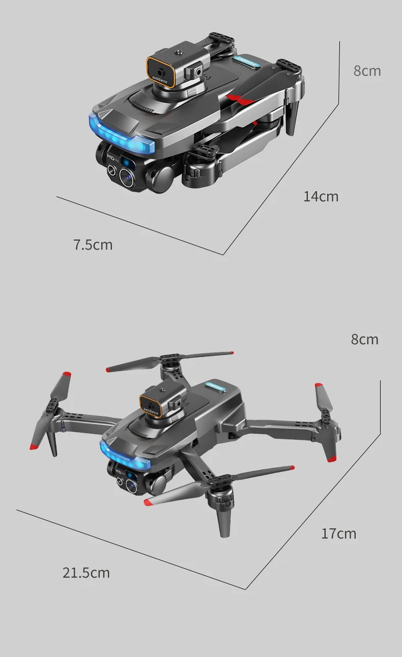 P15 GPS Drone with Dual 4K/8K Cameras - Obstacle Avoidance