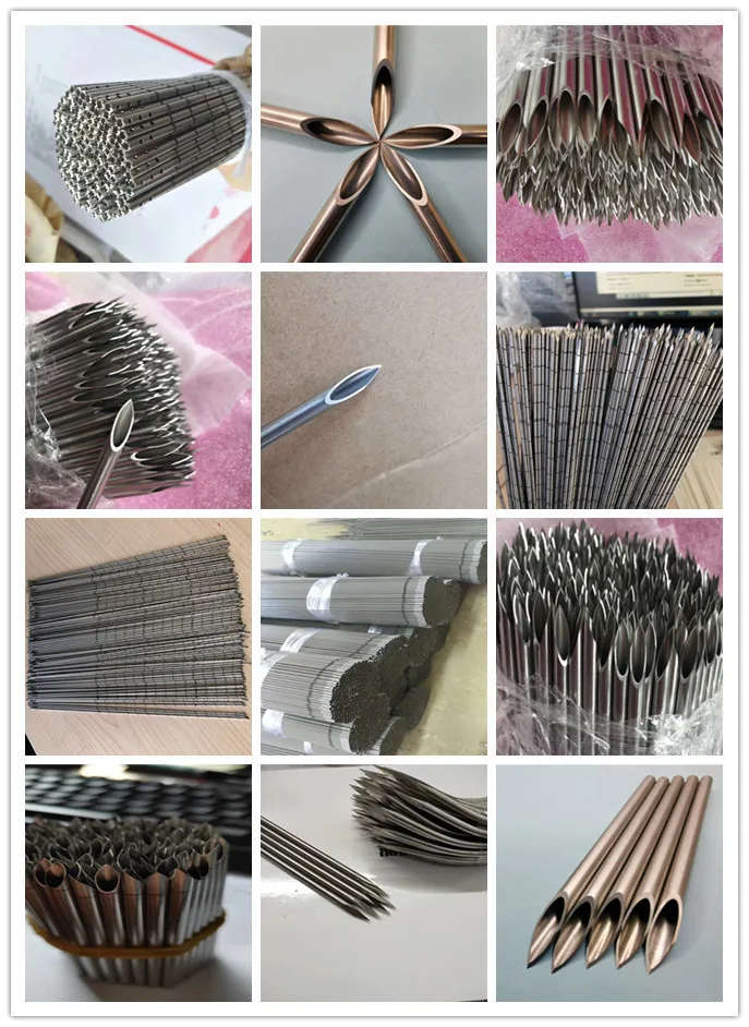 Customized Stainless Steel Capillary Tube With Tapered Mouth Sensor ...