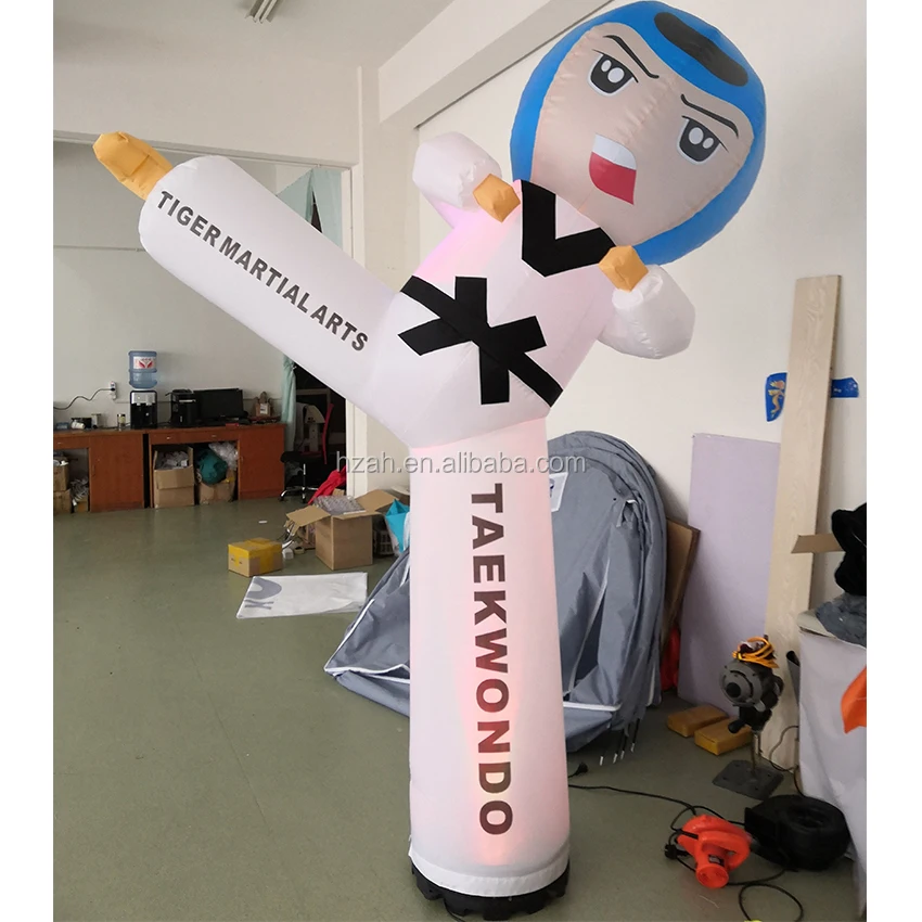 Inflatable Taekwondo Man Cartoon Model Taekwondo Boy Inflatable ...