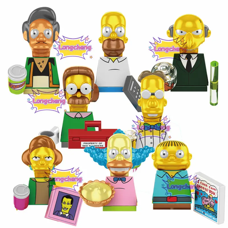 Sp1015 Hot New Simpsons Family Comic Arp Homer Flink Krabaper Kosti ...