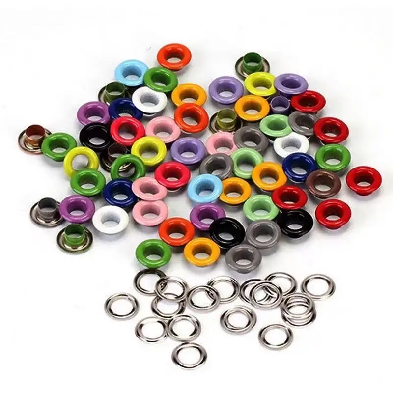 Custom Size Color Round Shape Brass Eyelet Stainless Steel