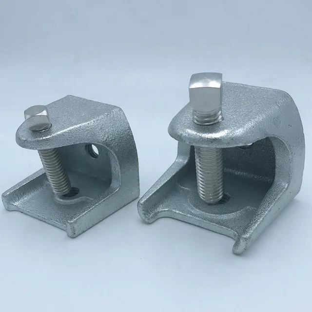 Customized Steel Galvanized Beam Clamp Cast Iron Pipe Clamp Hot-dip ...