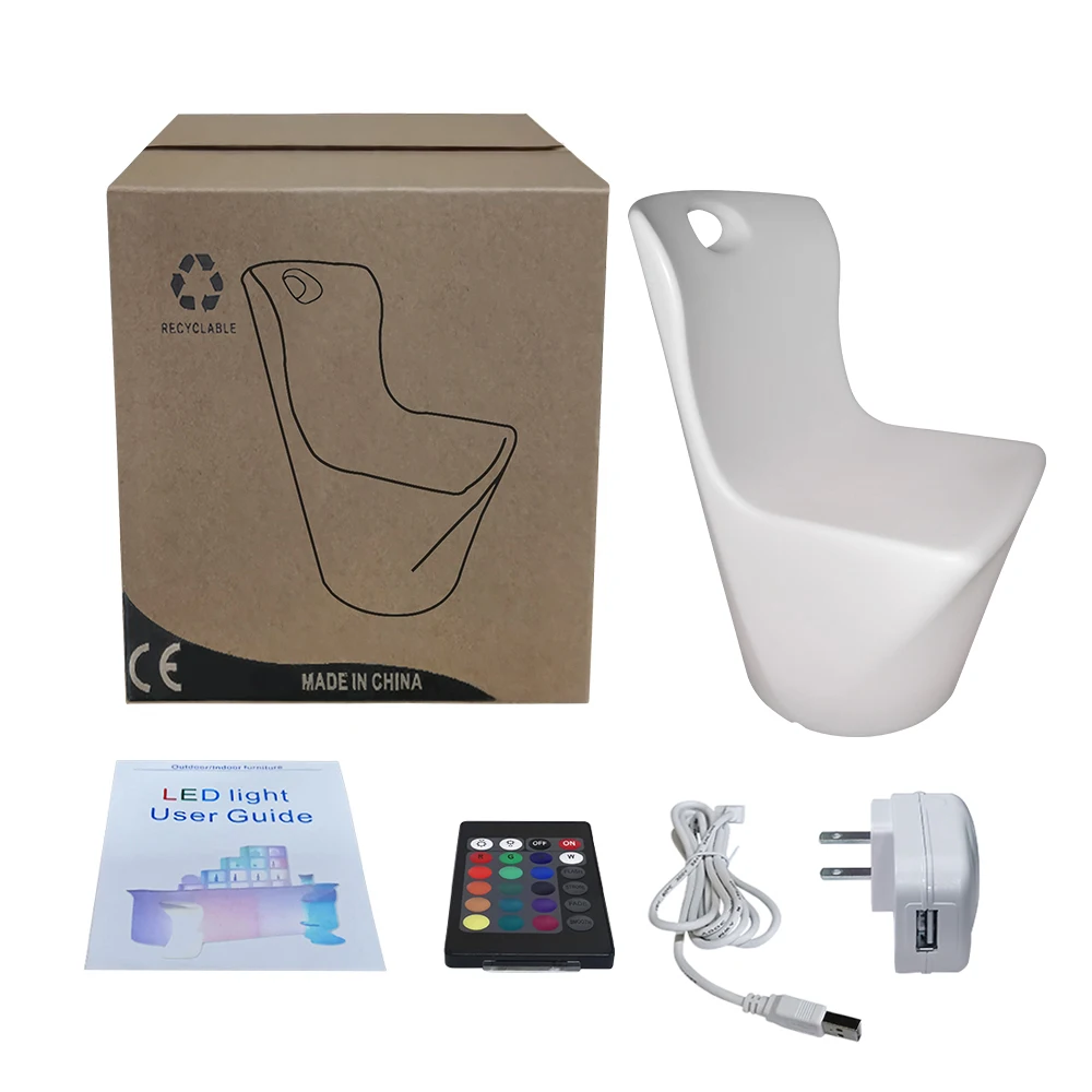 Restaurant Furniture Led Light Up Chair Led Seat For Dinning Decor ...