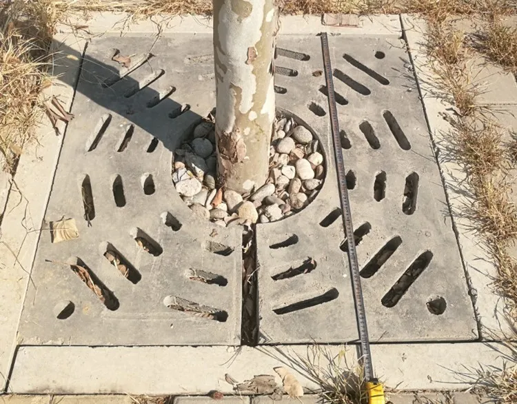Modular Interlocking Tree Hole Cover Garden Enclosure Concrete ...