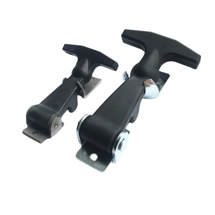 Standard T Handle Shape Rubber Hood Latch With Zinc Plate Steel Keeper ...