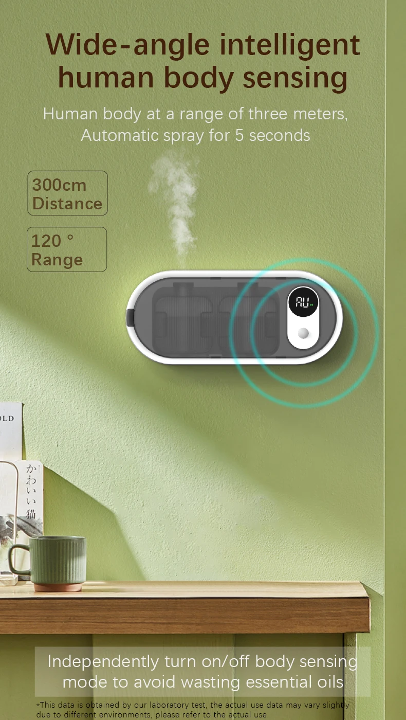 Smart Commercial Waterless Aroma Diffuser for Hotels & Homes