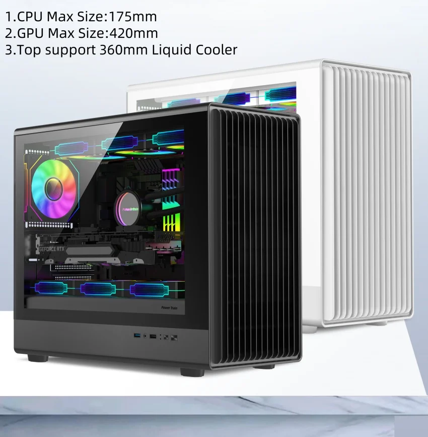 Custom Micro ATX Mid Tower PC Case Gaming Case Gamer PC Cabinet Chassis ...