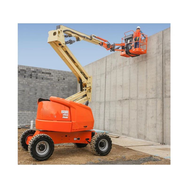 Construction Self Propelled Crank Arm Electric Boom Lifts For Sale ...