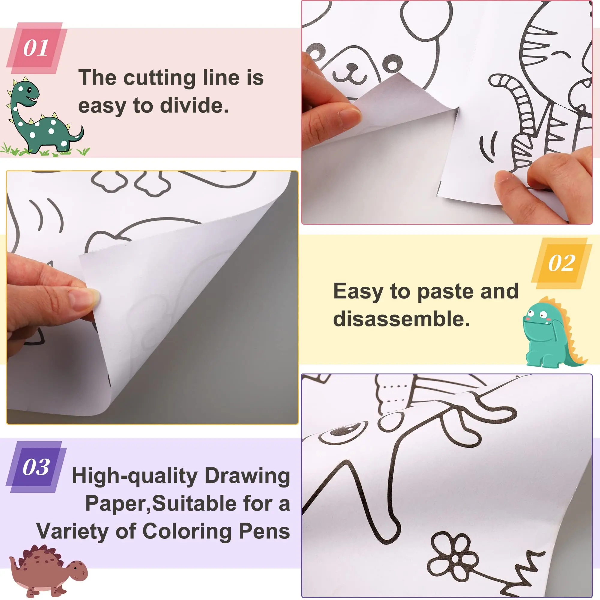 Customized Diy Painting Drawing Color Filling Paper & Coloring Paper ...