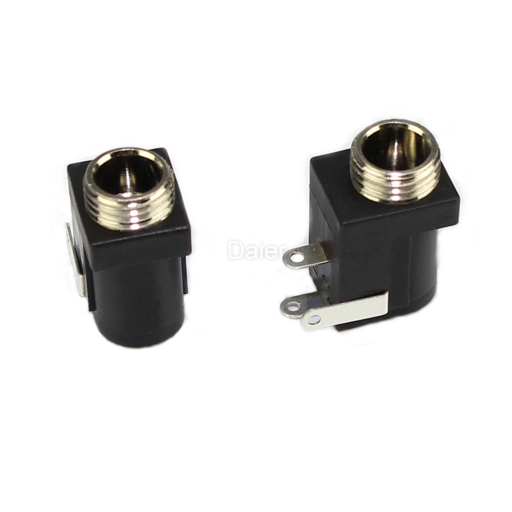 Dc Power Jack Socket Connector Plastic Abs Dc Power Jack 3 Pin Black Dc ...