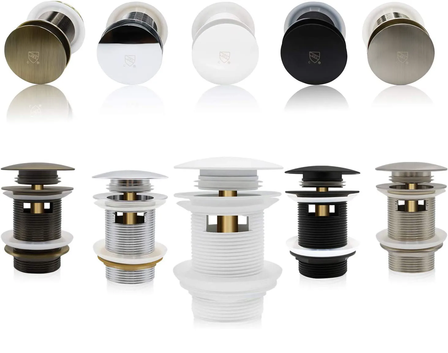 Uni-green Freestanding Island Bathtub Drain Kit - CUPC Certified