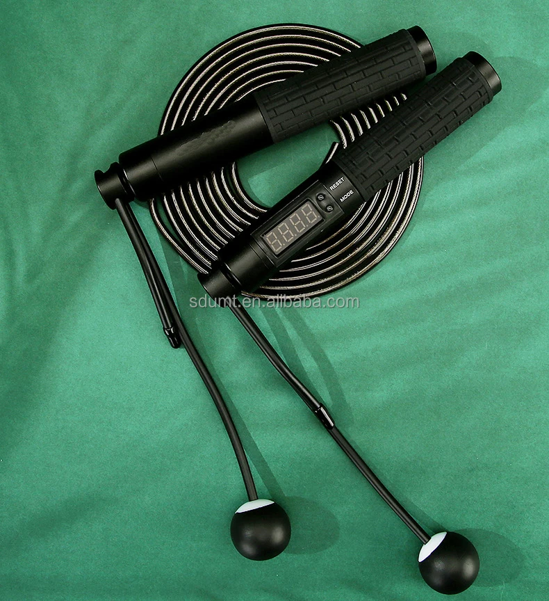 Counting Skipping Rope Led Adjustable Wireless Pvc Weighted Digital ...