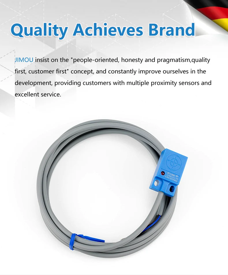 Npn Non-flush Inductive Switch Square Flat Proximity Sensor Sensing ...