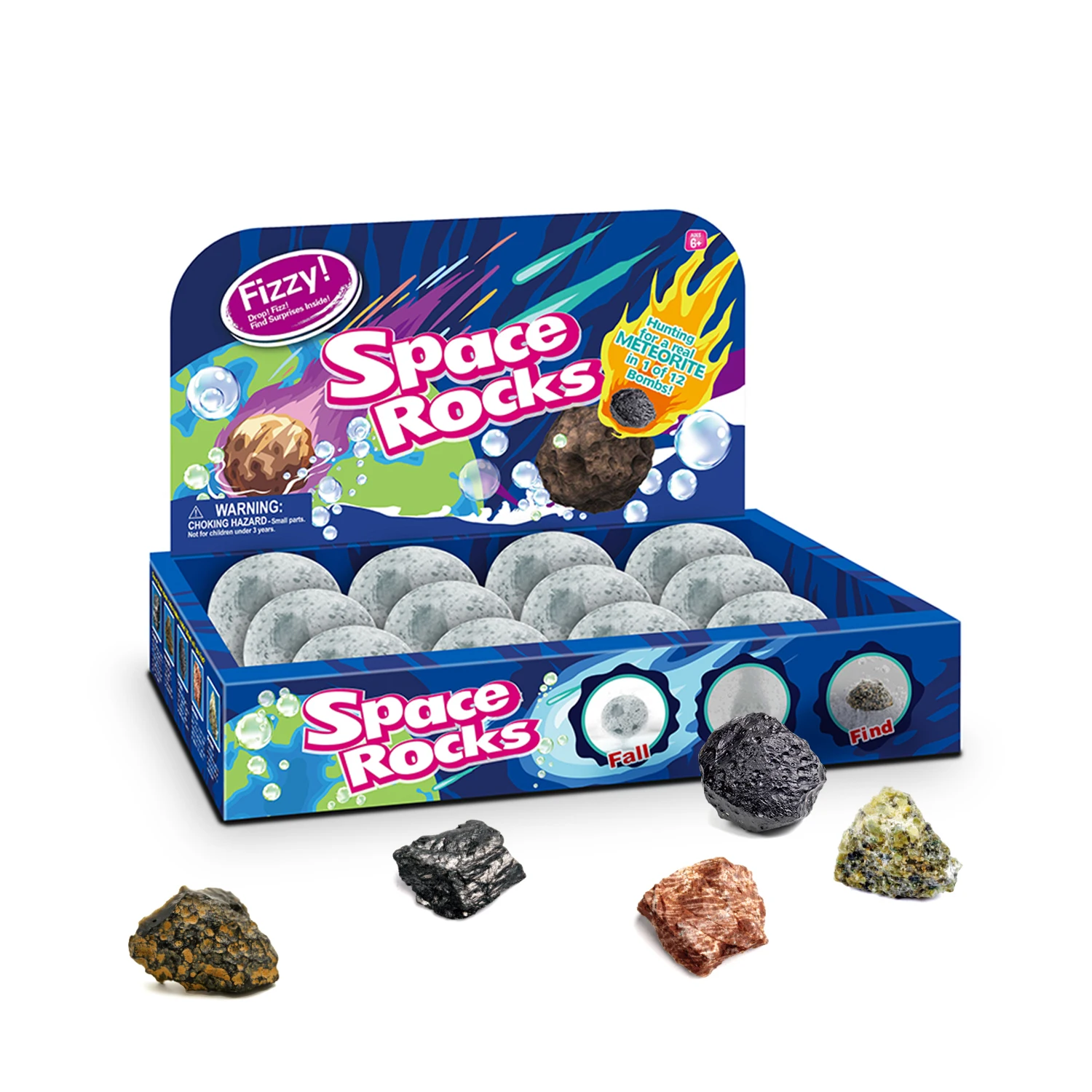 New Products Children Toys Kids Fizzy Ball Educational Toy Science 12 ...