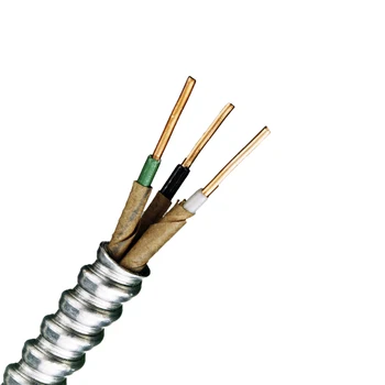 Mc Armored Flexible Armor Cable12/2 Flexible Metal Clad Cable 10/2 14/2 ...