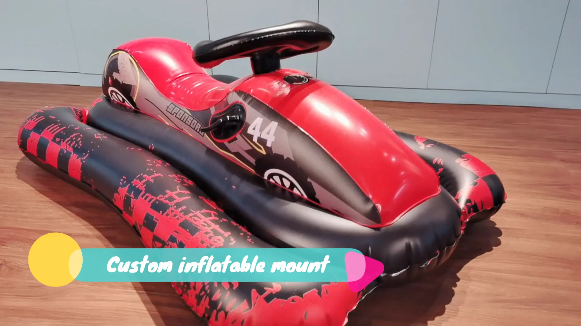 Custom Pvc Inflatable Ride-on Motorcycle Car Pool Floats For Kids For ...