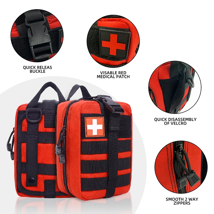 Alibaba.com: Risenmed IFAK Trauma Bag, Mini Survival Kit Backpack, Tactical First Aid Kit ...